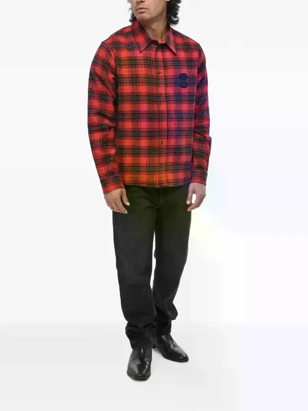 Off-White Stencil Checked Shirt