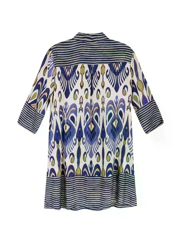 BYE FIRENZE Patterned Mini Dress
