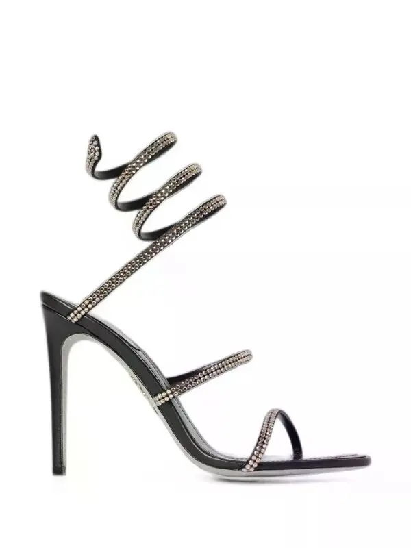 Rene Caovilla Embellished Spiral Stiletto Sandals