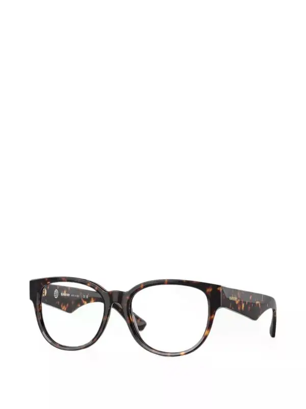 Burberry Tortoiseshell-effect Round Frame Eyeglasses