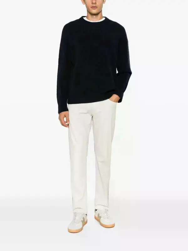 ATOMO FACTORY Crew Neck Long Sleeve Sweater