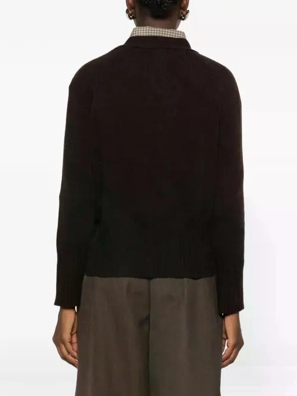 ARAGONA V-neck Button-up Cardigan