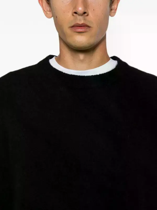 ATOMO FACTORY Crew Neck Long Sleeve Sweater