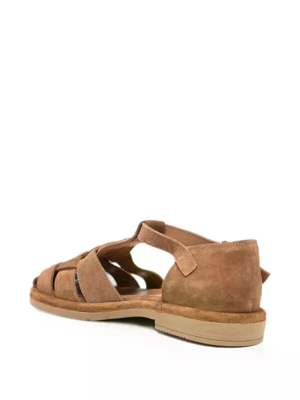 SERGIO MORETTI FIRENZE Buckle-fastening Cage Sandals