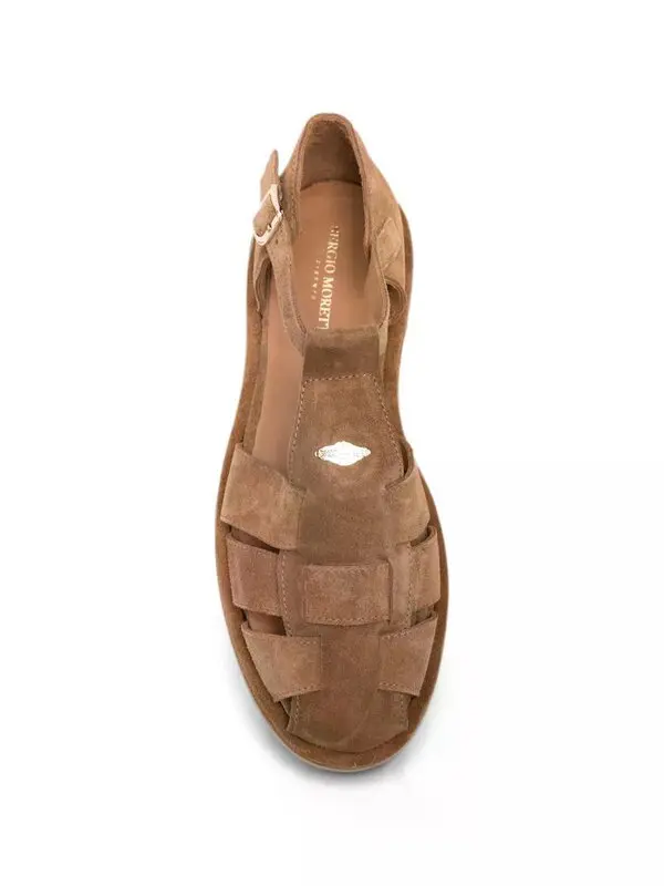 SERGIO MORETTI FIRENZE Buckle-fastening Cage Sandals