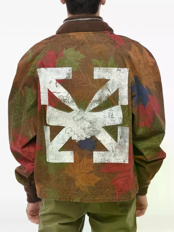 Off-White Printed Camouflage Jacket