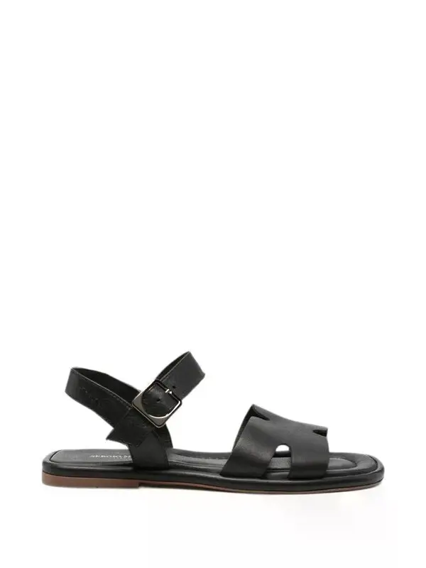 SERGIO MORETTI FIRENZE Leather Buckle Fastening Sandals
