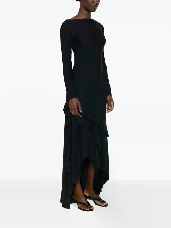 Moschino Asymmetrical Ruffled Dress