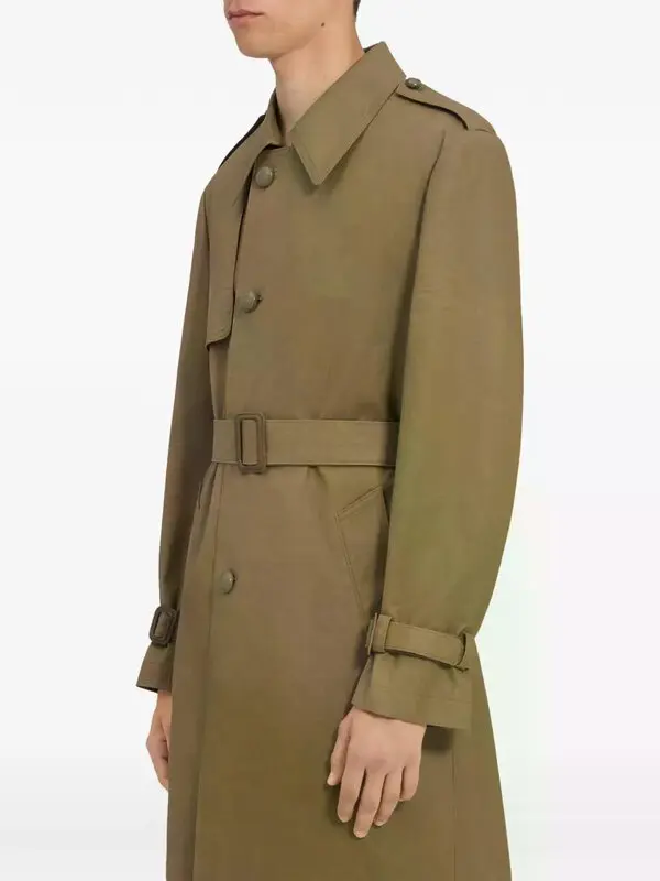 MAISON MARGIELA Coated Cotton Trench Coat