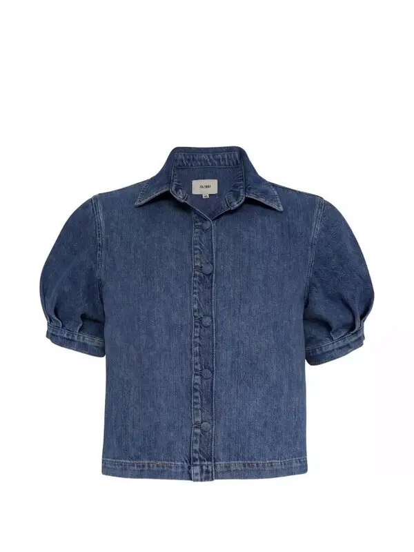 DL1961 Montauk Puff-sleeved Denim Shirt