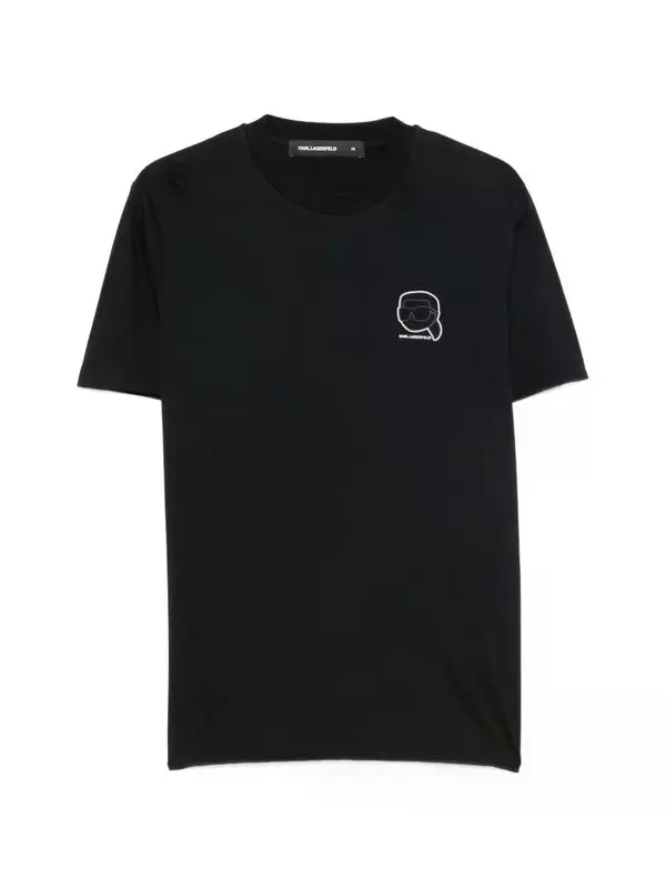 Karl Lagerfeld Logo-patch Cotton T-shirt