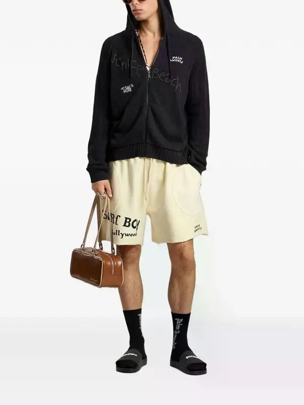 Palm Angels Surfer Dreams Knit Zip-up Hoodie