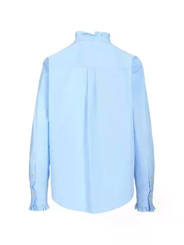 AL DUCA D’AOSTA 1902 Cotton Shirt With Ruffled Details
