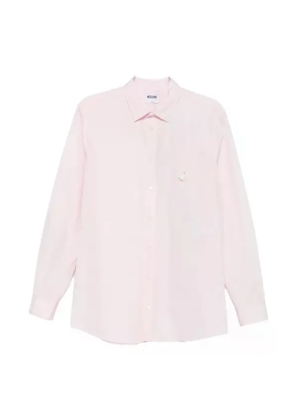 Moschino Embroidered-logo Shirt