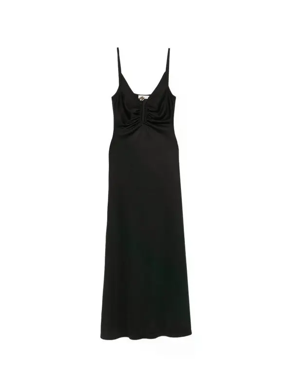 Christopher Esber Ruched Cut-out Maxi Dress - Black