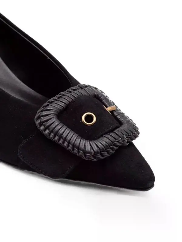 Roberto Festa Mirella Braided Detail Pointed Toe Pumps - Black