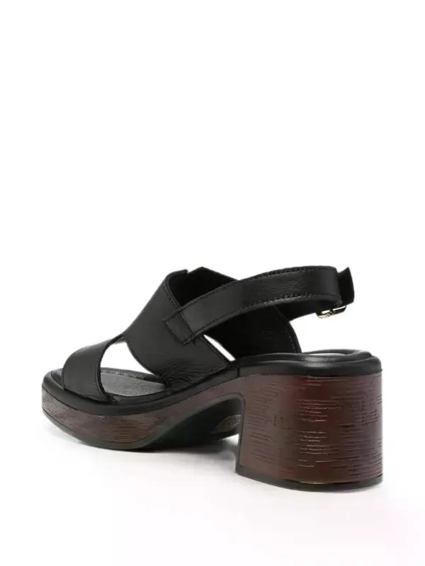SERGIO MORETTI FIRENZE Buckle-fastening Platform Sandals