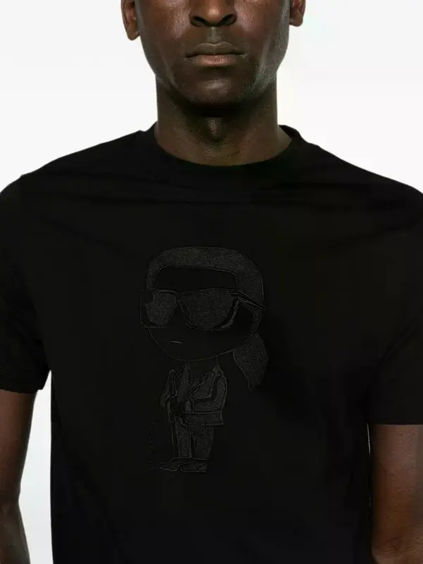 Karl Lagerfeld Ikonik-patch Cotton T-shirt