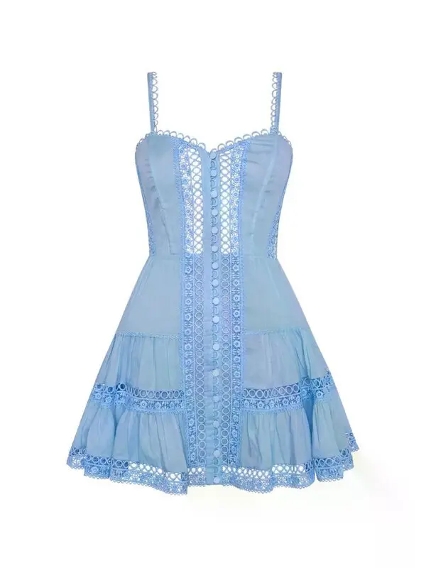 Charo Ruiz Ibiza Lenora Guipure-lace Mini Dress