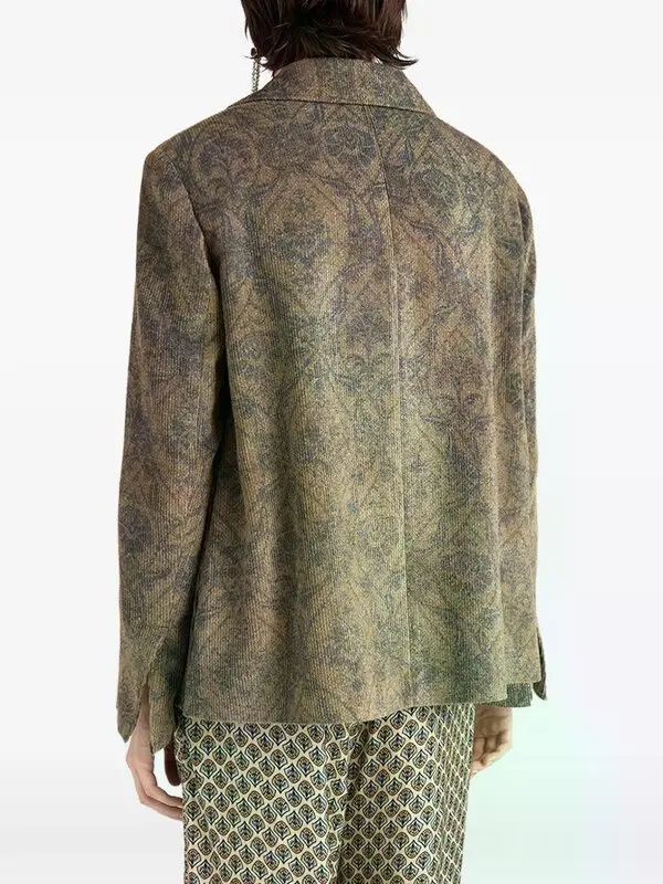 Momoni Lilja Printed Corduroy Jacket