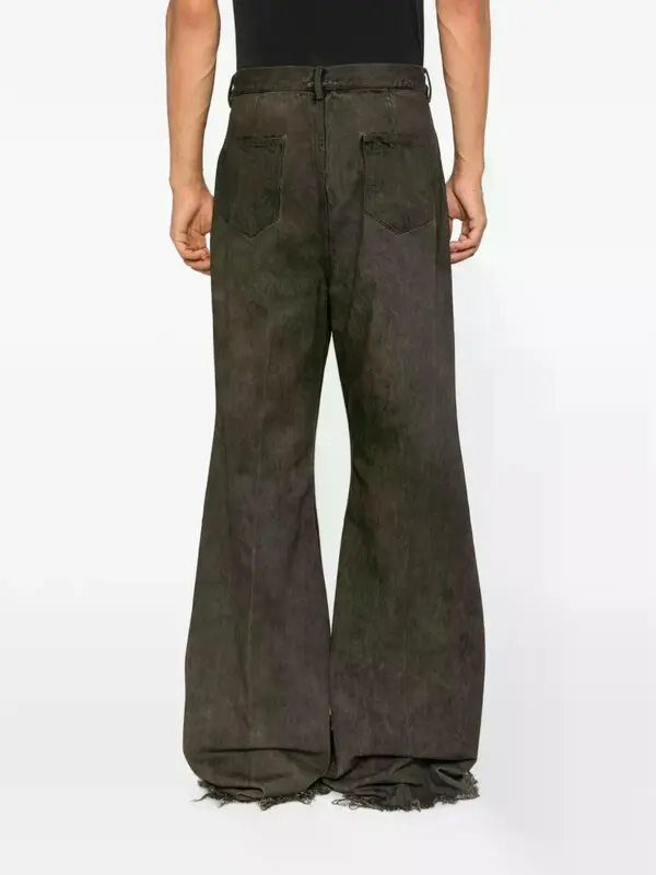 Rick Owens Bolan Faded Flared-leg Jeans