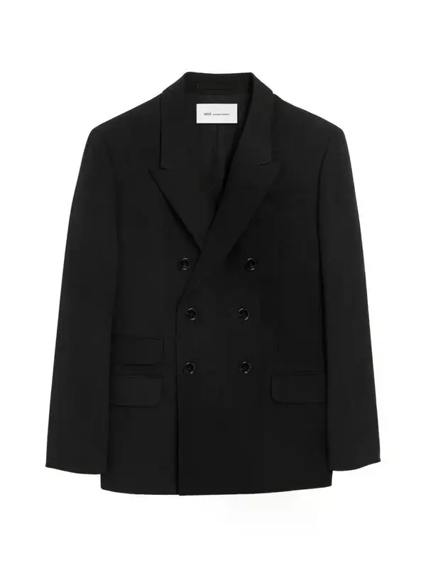 AMI Paris Double-breasted Wool Blazer