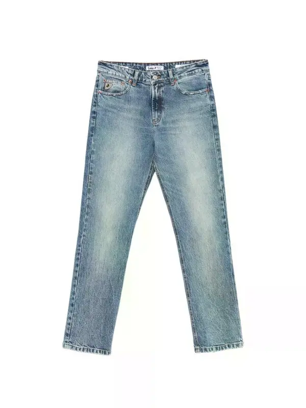 LOIS Washed Straight-leg Denim Jeans