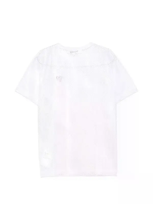 Play Comme Des Garcon Heart Patch Mesh T-shirt
