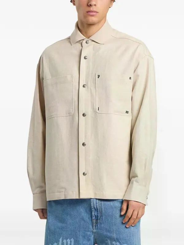 Palm Angels Palm Type Loose Shirt