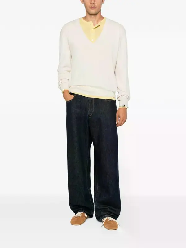 Extreme Cashmere V-neck Long Sleeve Sweater