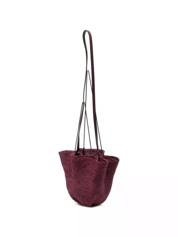 Ruslan Baginskiy Raffia Bucket Bag