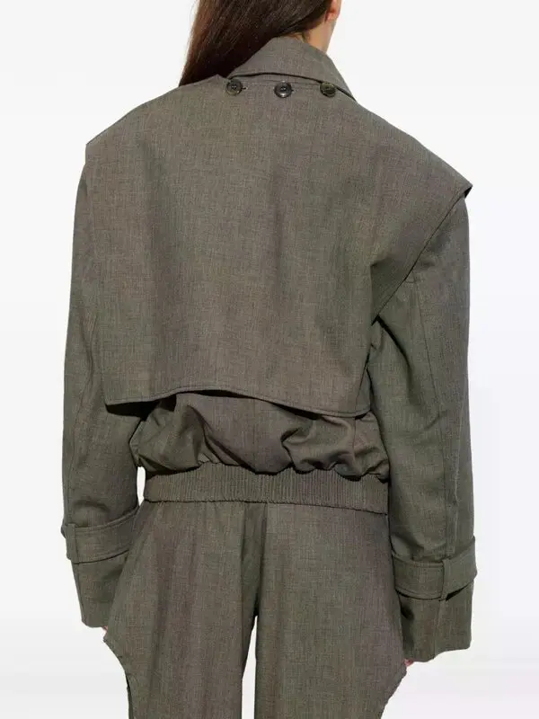 Christopher Esber Cropped Trench Jacket
