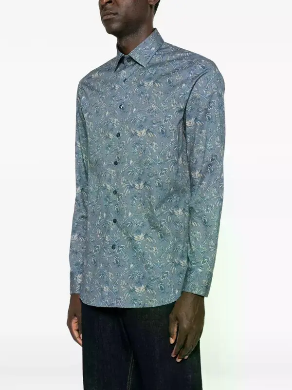 Etro Paisley-print Long-sleeve Shirt