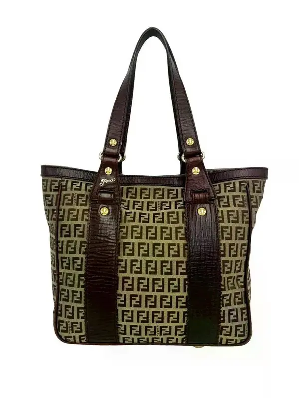 Fendi Zucchino Canvas Tote Bag