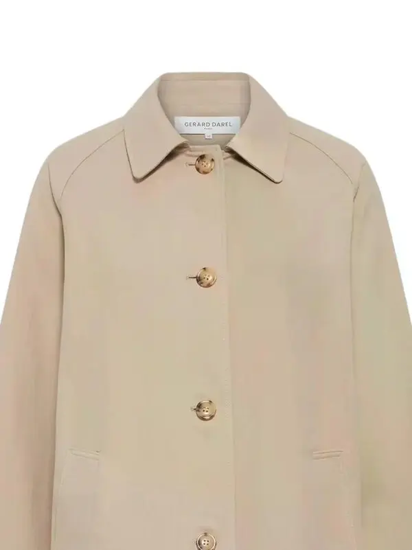 Gerard Darel Parisa Button-up Coat - Neutrals