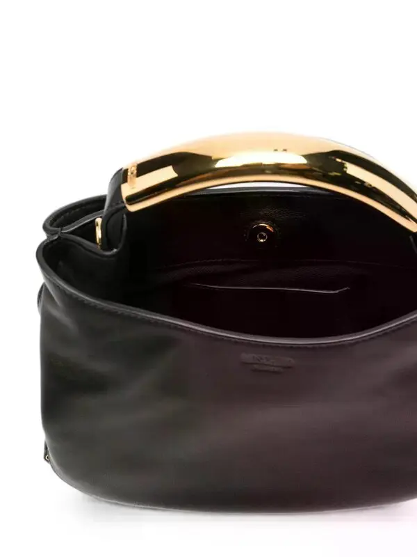 Moschino Top-handle Tote Bag With Adjustable Shoulder Strap - Black
