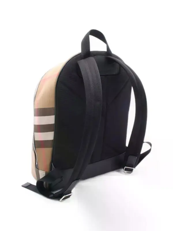 Burberry 2010s Check Canvas Backpack