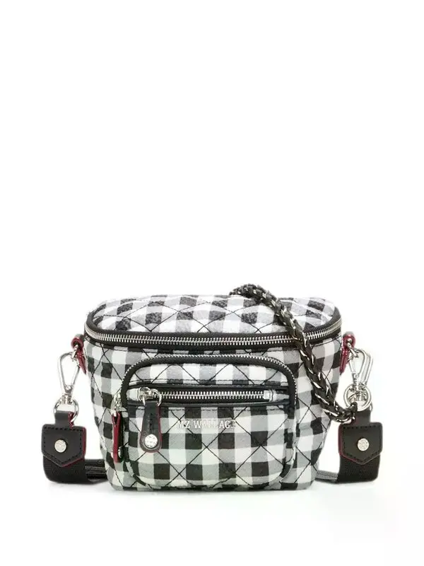 Mz Wallace Micro Crosby Gingham Quilted Crossbody Bag