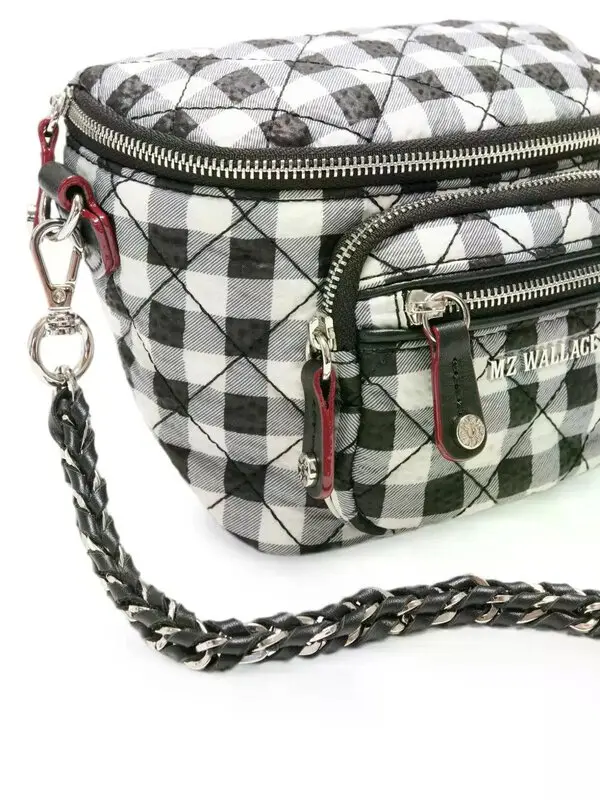Mz Wallace Micro Crosby Gingham Quilted Crossbody Bag
