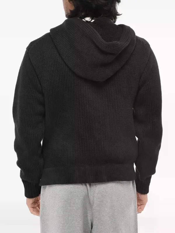 Off-White Multi-pocket Knit Hoodie