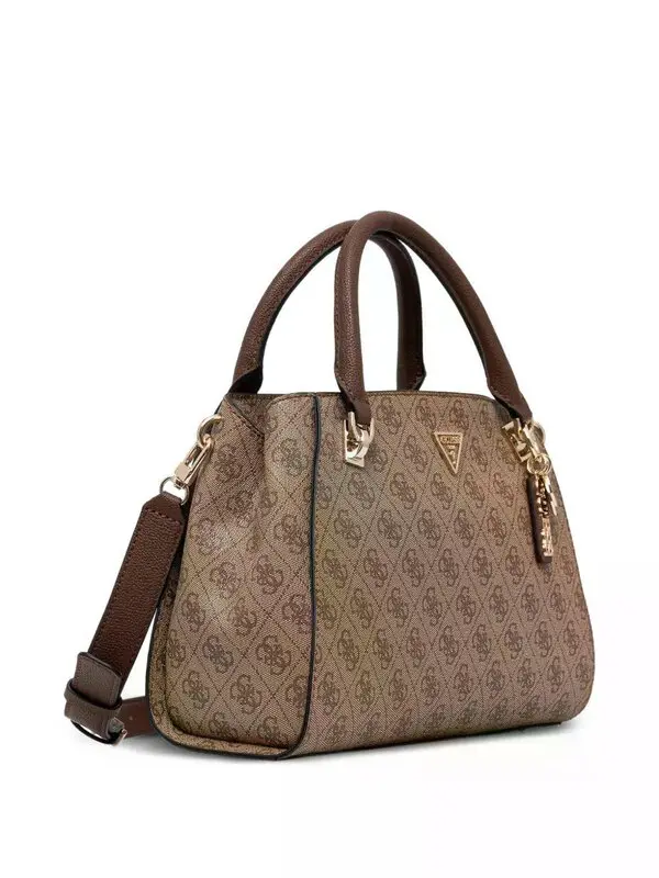 Guess Monogram Charm Tote Bag
