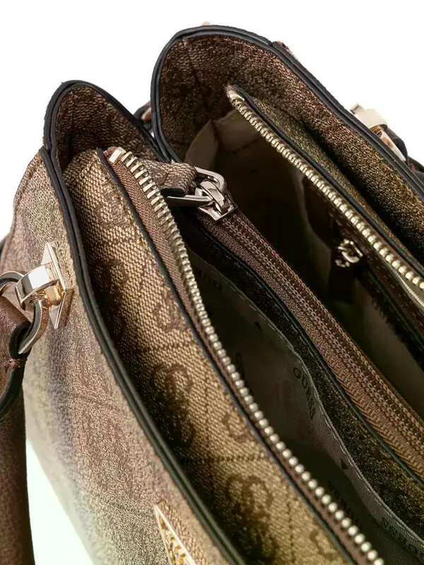 Guess Monogram Charm Tote Bag