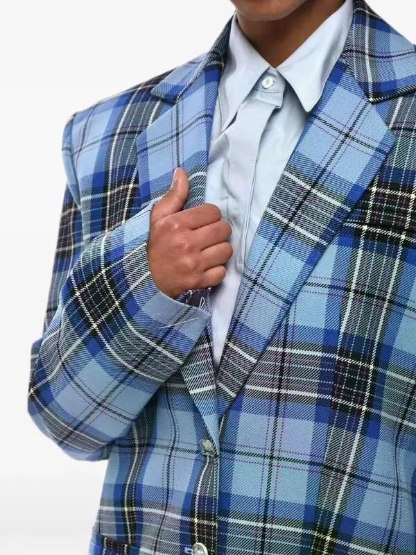 Off-White Tomboy Tartan Blazer