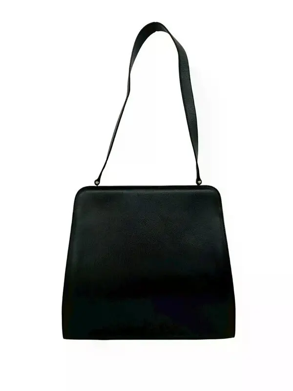 FERRAGAMO 1990-2000 Leather Gancini Shoulder Bag