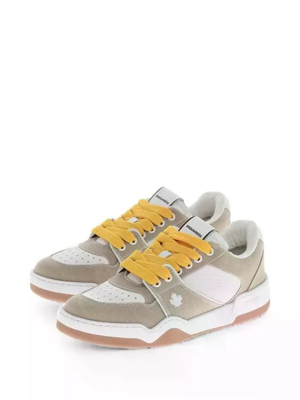 Dsquared2 Spiker Panelled Leather Sneakers