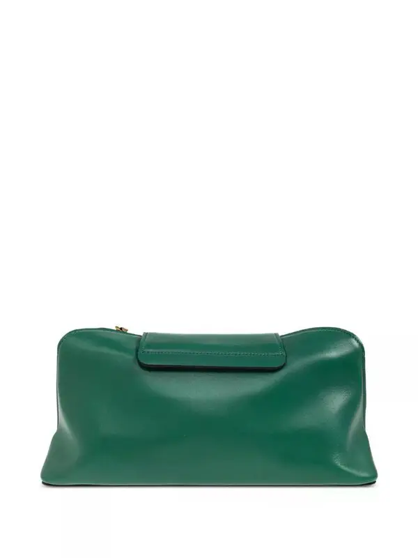 Versace Leather Shoulder Bag With Medusa Hardware