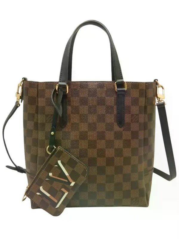 LOUIS VUITTON Damier Ebene Belmont Pm Satchel