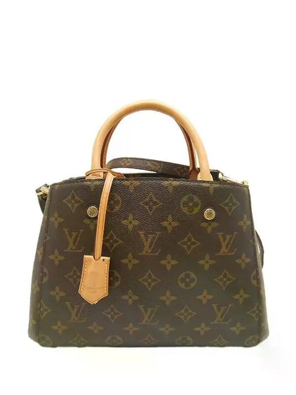 LOUIS VUITTON 2014 Monogram Montaigne Bb Satchel - Brown