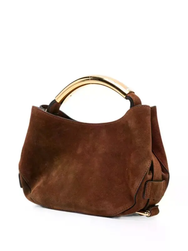 Moschino Suede Logo-detail Tote Bag