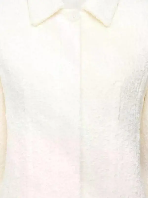 Another Tomorrow Long Sleeve Textured Jacket
